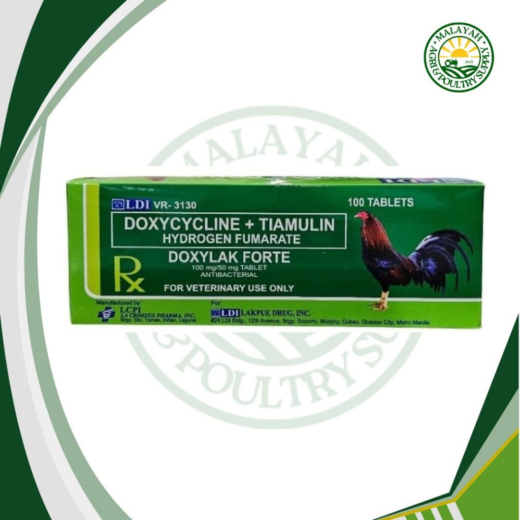 DOXYLAK FORTE TABLET - Antibacteria (1 Box x 100 Tablets) | Shopee ...