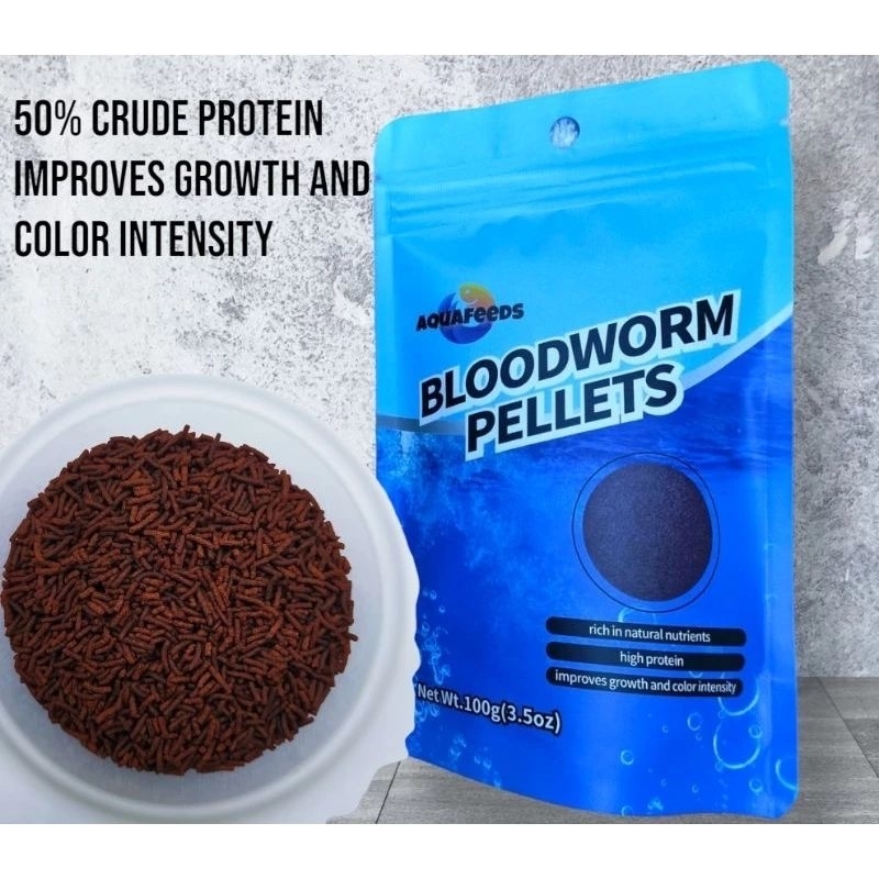 BloodWorm Pellets 100g | Shopee Philippines