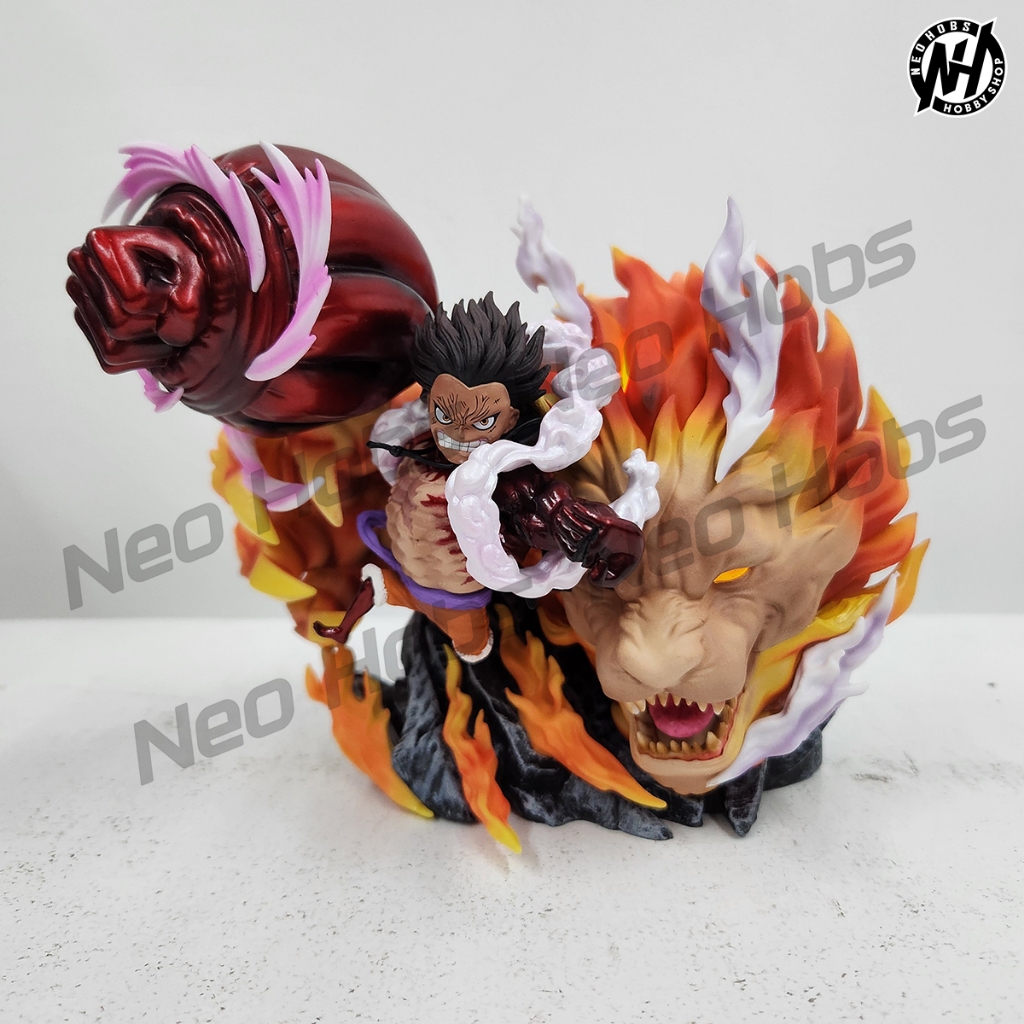 GK THS KO One Piece WCF Luffy Gear 4 Lion w/LED | Shopee Philippines