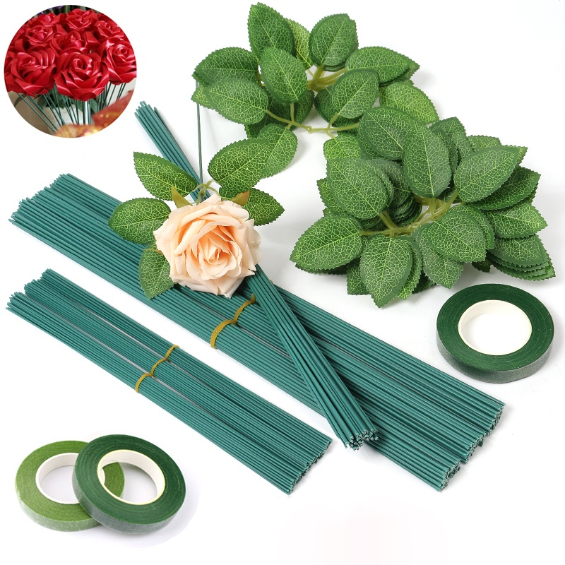 50pcs Wire Mesh Flower Material DIY Flower Diameter Green Wire Handmade ...