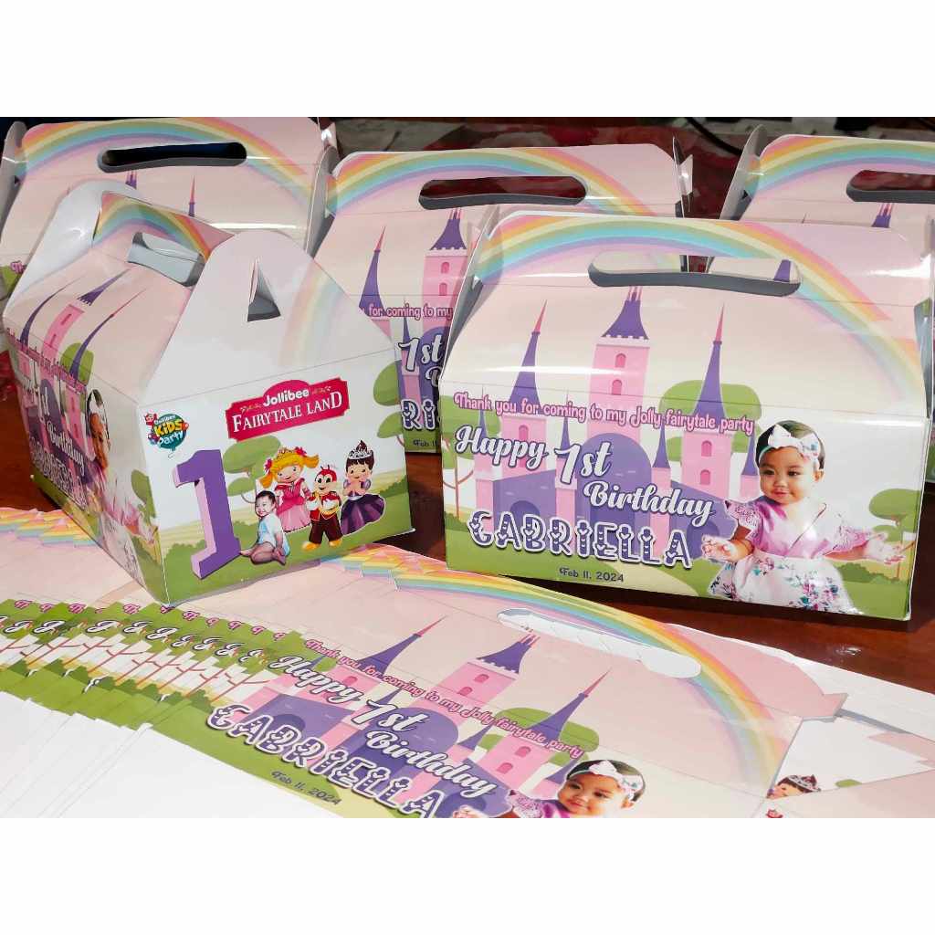 Customized/Personalized Gable Box/ Loot Bag/ Party Bag Souvenirs ...