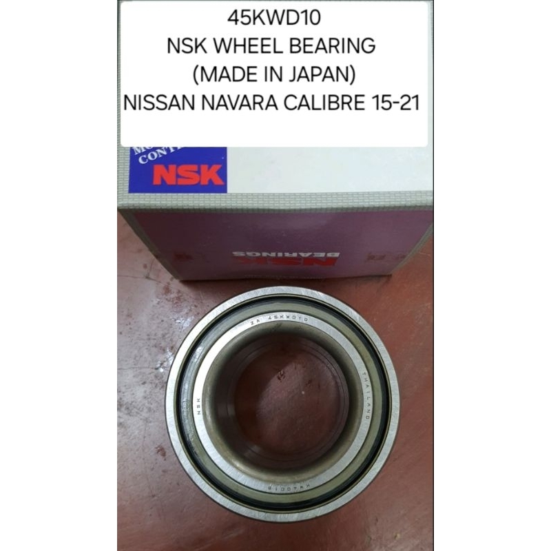 Wheel Bearing Navara Calibre (2015-2021)FRONT NSK (MADE IN JAPAN ...