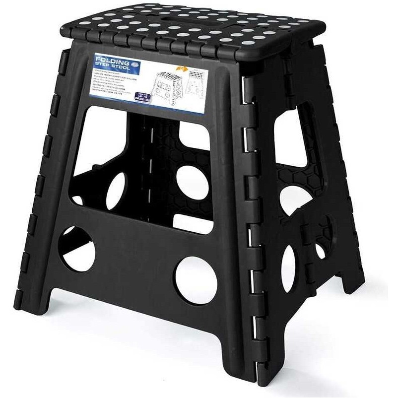 Portable Folding Step Stool Ladder Heavy Duty Stool Chair Camping Chair ...