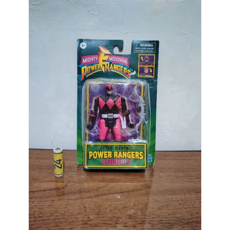 Power Rangers Retro Mighty Morphin Pink Ranger Flip Kimberly Action ...