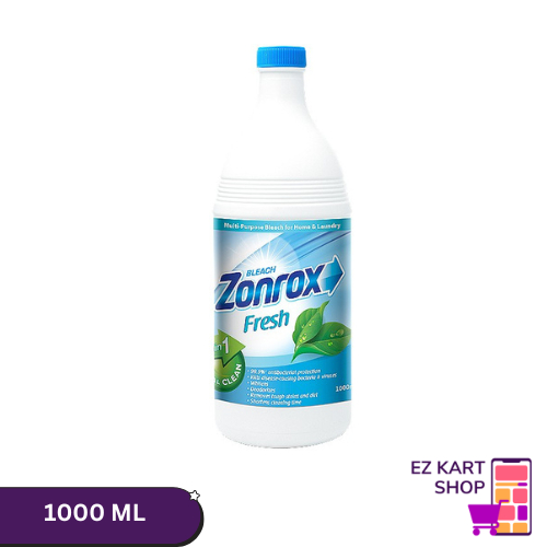 EZ KART ZONROX BLEACH FRESH SCENT (BLUE) 1000ML | Shopee Philippines