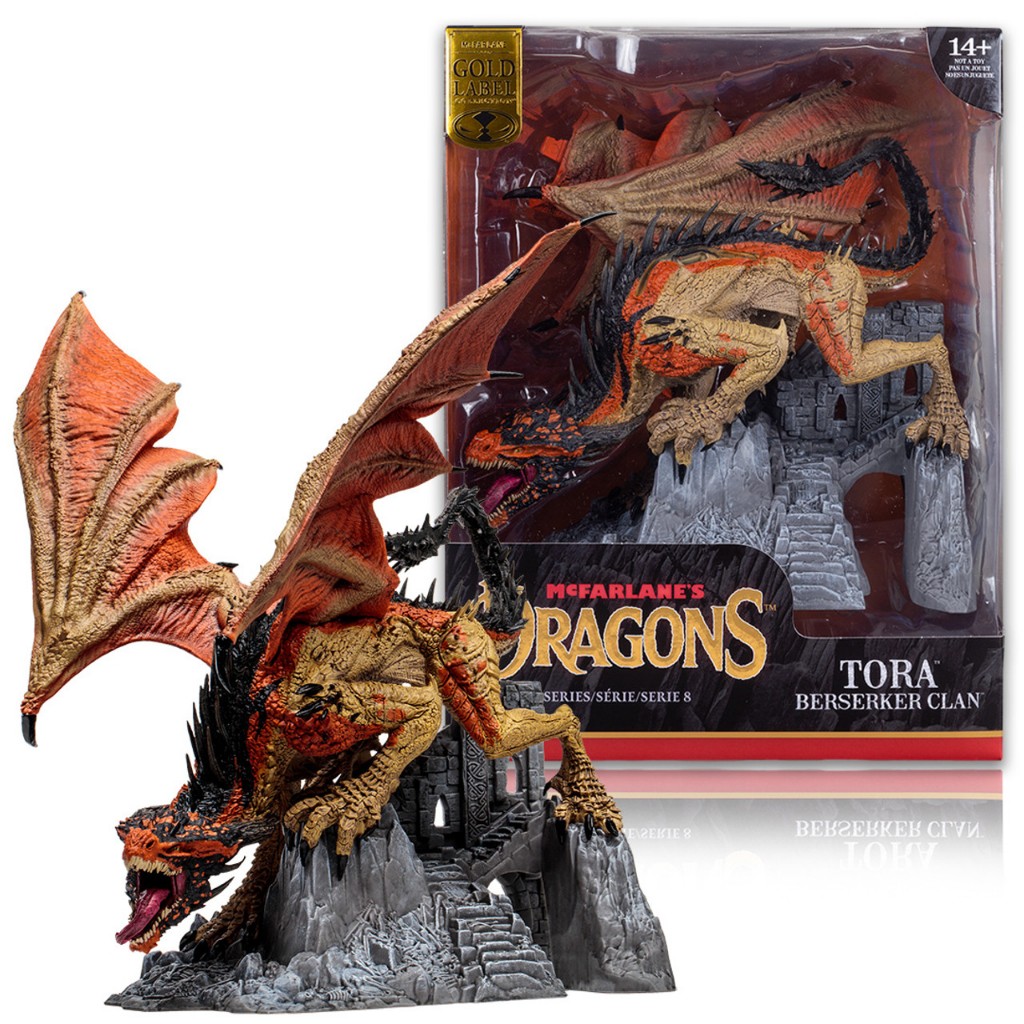 Miniatures - McFarlane's Dragons Tora Berserker Clan Dragon Series 8 ...