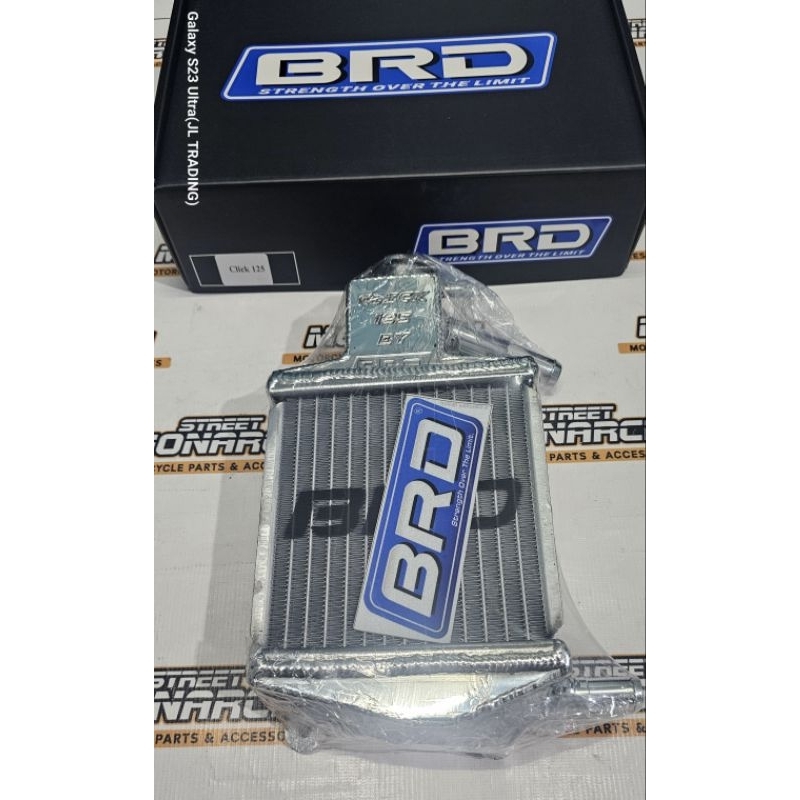 BRD RACING BIG RADIATOR ASSY ( 2 ROW ) FOR HONDA CLICK V2 V3 125 I ...