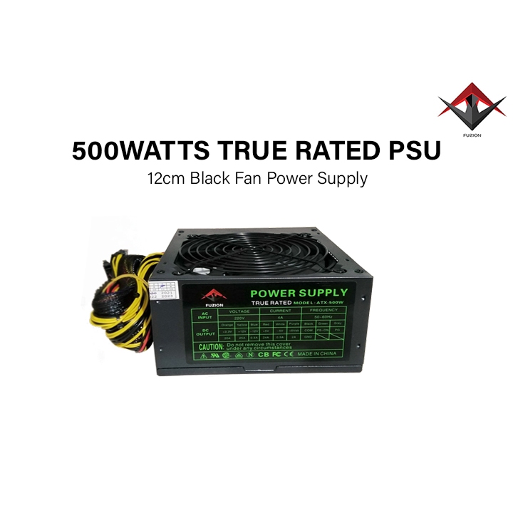 F500WTR - 500 WATTS, TRUE RATED PSU | Shopee Philippines