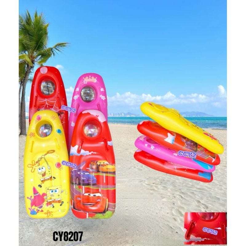 Cartoon character inflatable surfboard floating inflatable surf boat ...