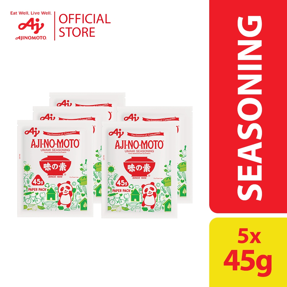 AJI-NO-MOTO Umami Seasoning Paper Pack 45g Set of 5 (Eco-Friendly ...