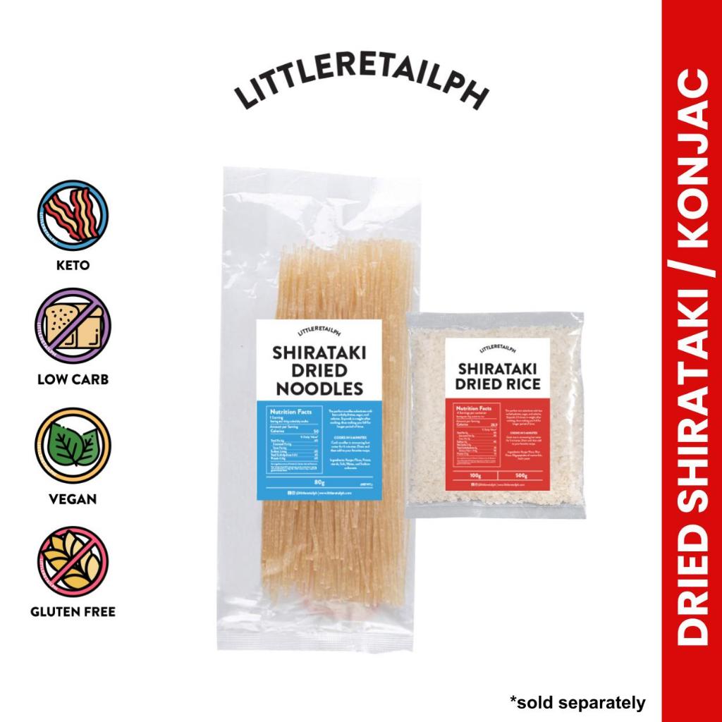 Dry / Dried Shirataki Rice and Noodles Konjac Keto/Low Carb Diet ...