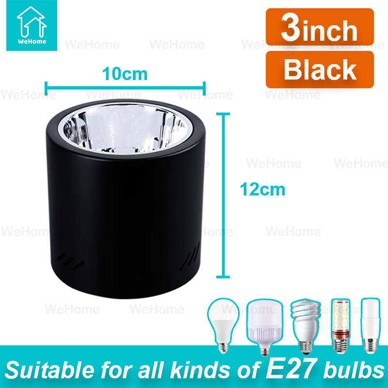 WeHome Replacable E27 Bulb Led Surface Mounted Pin Light Downlight ...