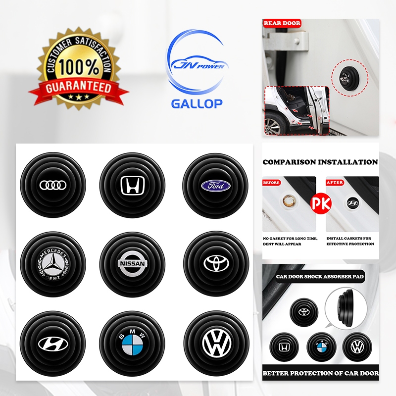 1pcs Car Shock Absorber Gasket Car Door Sound Insulation Car Door Shock ...