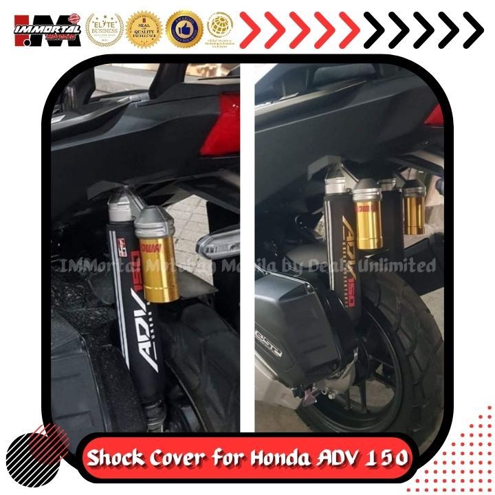 Honda ADV 150 Shock Cover by IMMortal Motobag | Shopee Philippines