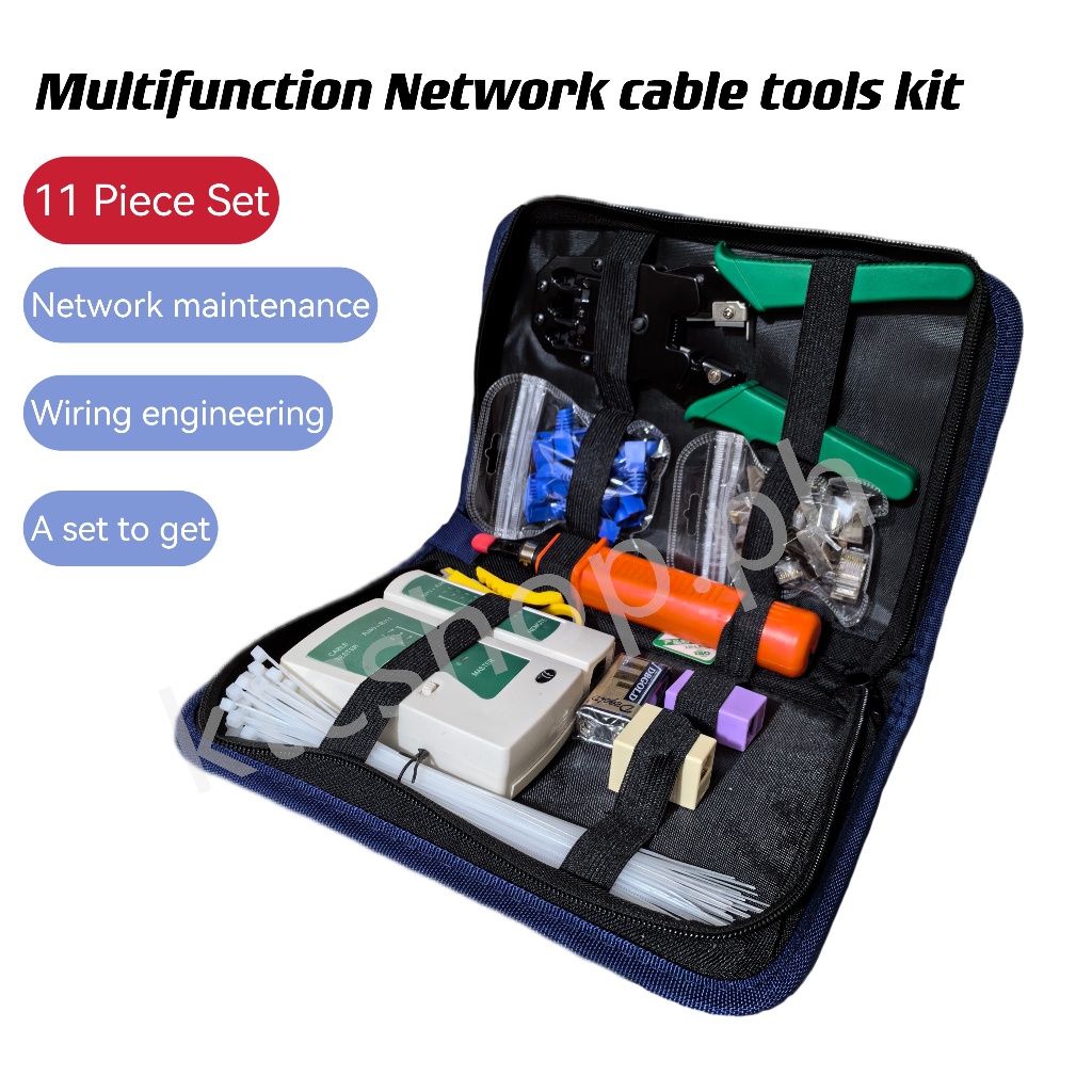 KTCSHOP/11 piece multifunction network mputer cable tools kit wire ...