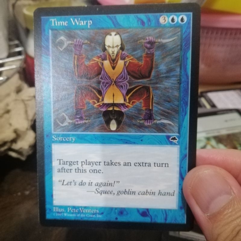 1 light play Time Warp Tempest MTG card magic the gathering EDH ...
