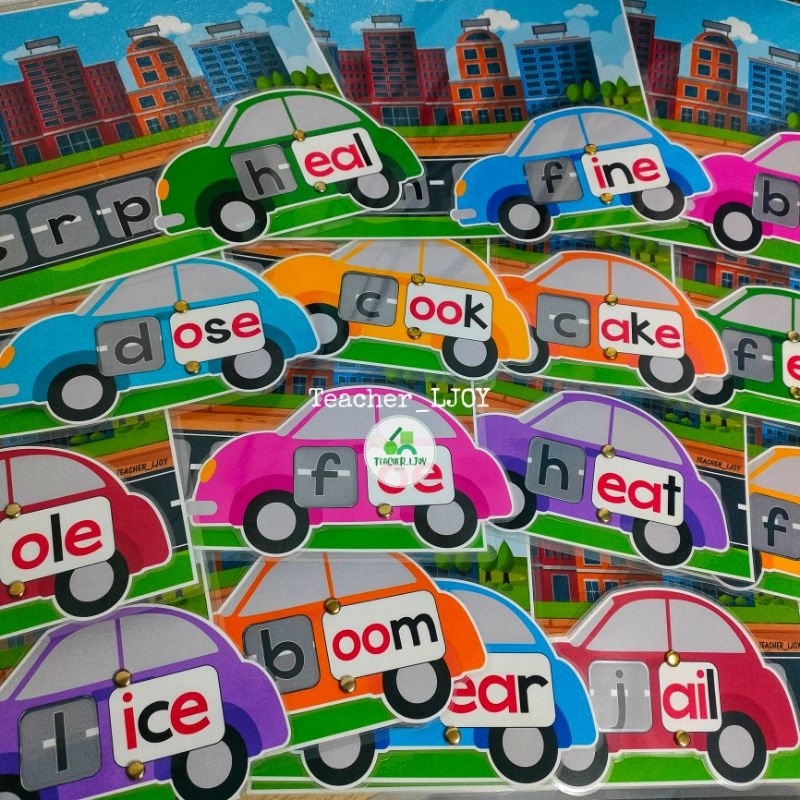 LONG VOWEL SOUNDS CARS SLIDERS | Shopee Philippines
