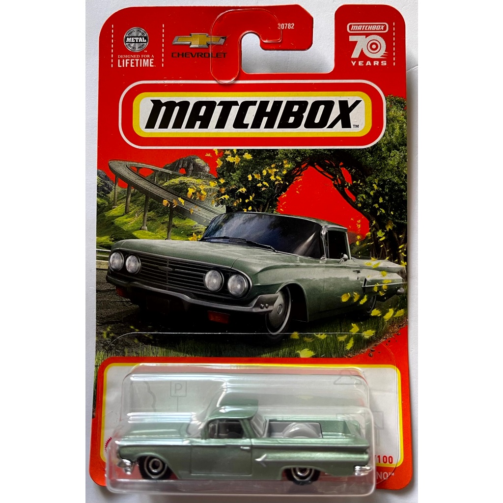 Matchbox -70 Years - 1960 Chevy El Camino Green (37) | Shopee Philippines