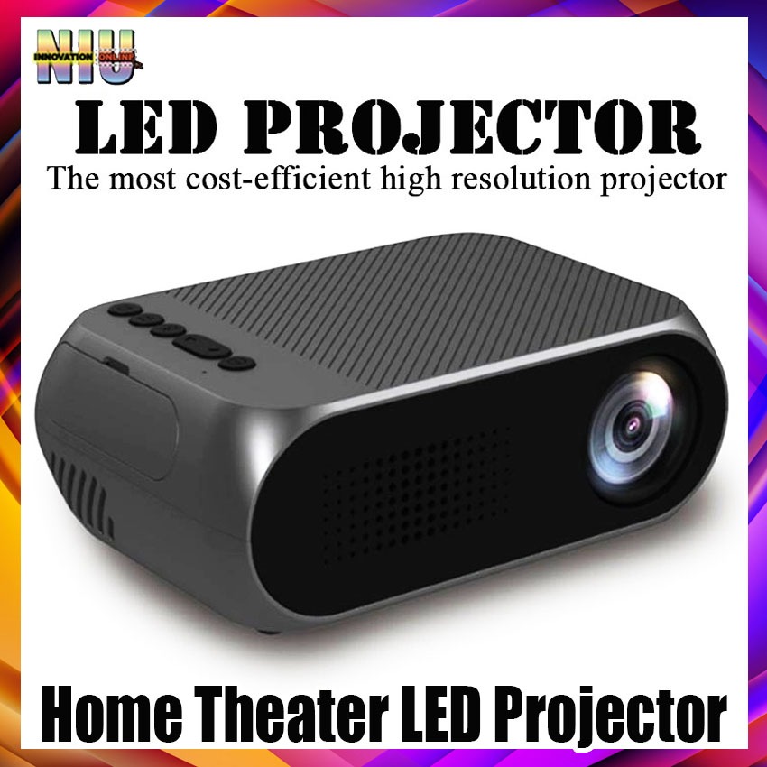 (VARIATION) YG320 Mini Full HD 1080P Home Theater Projector LED/ Mini ...