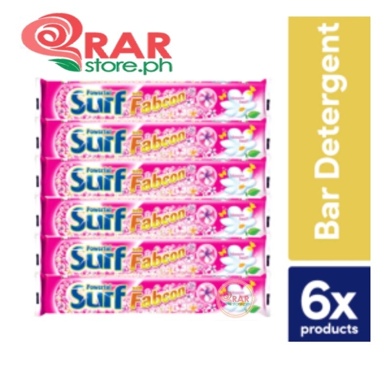 SURF DETERGENT BAR Pink 360 grams (6 bars) | Shopee Philippines