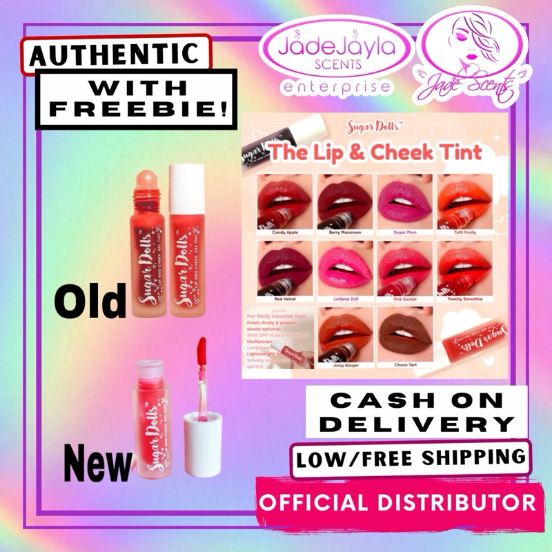 Sugar Dolls Lip & Cheek Gel Tint (NEW PACKAGING -WAND TYPE) | Shopee Philippines