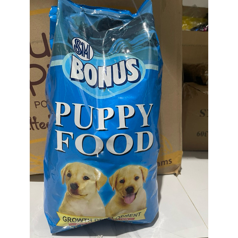 sm bonus puppy dog food 2kg fast shipping | Shopee Philippines