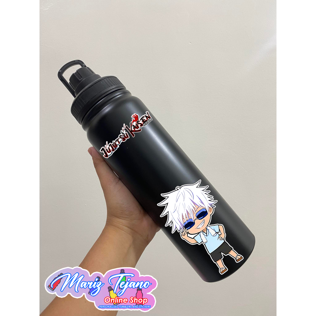 Jujutsu Gojo Smile Peace Tumbler Vacuum Flask High-Grade Stainless ...