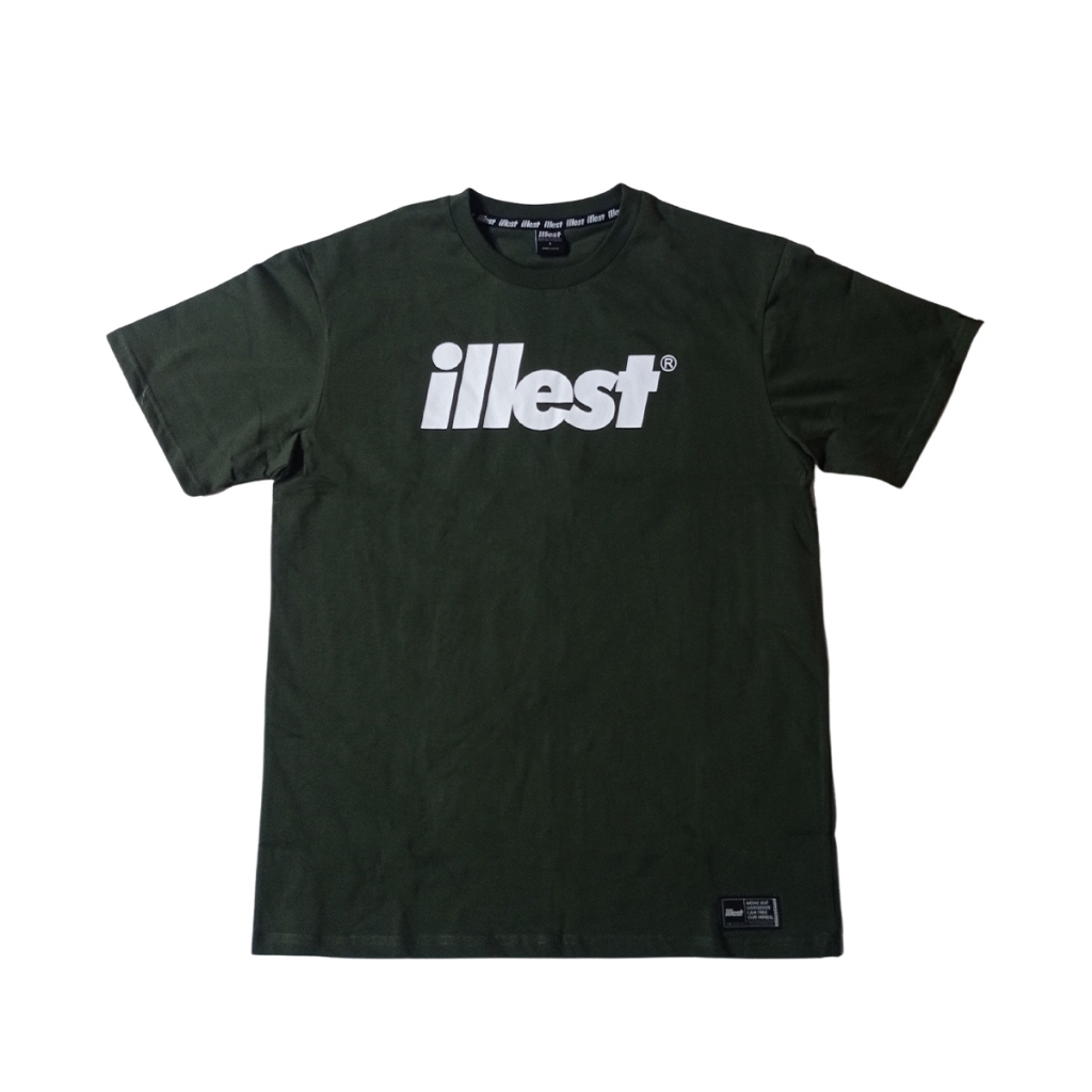 Illest Essential Logo Short Sleeves Tee - Army Green | Shopee Philippines