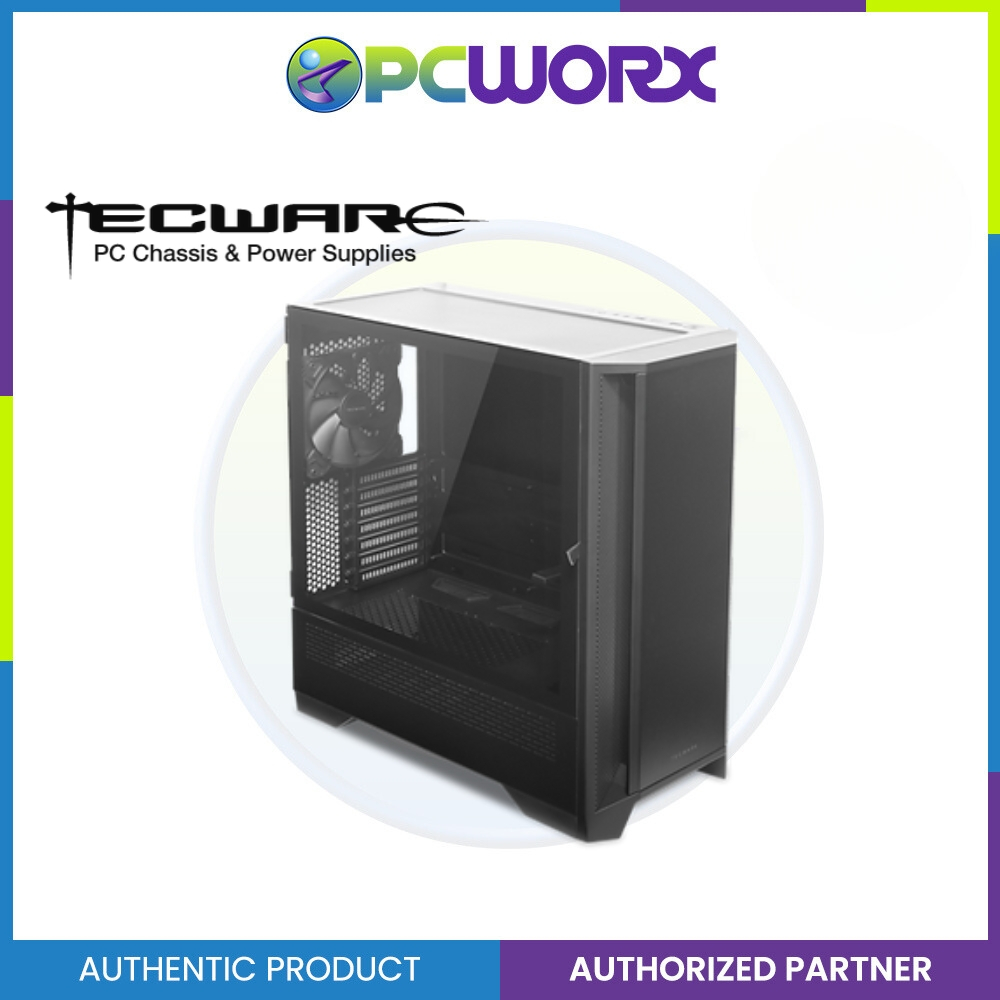 Tecware Edge Air Full Tower Gaming Casing Black + 4 x 120mm Fans | ITX ...