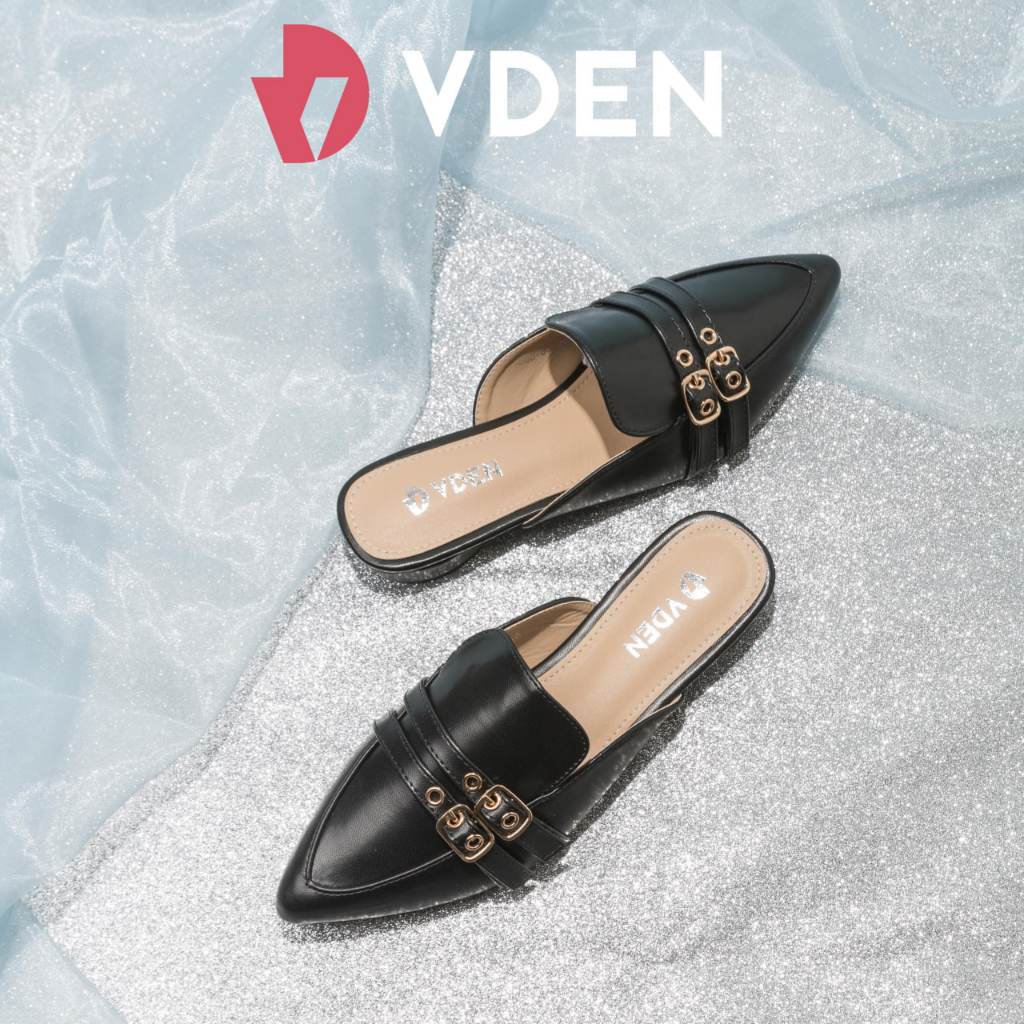 VDEN Elegant half shoes Pointed mules Add 1 Size 886-88 ( 2cm Heels ...