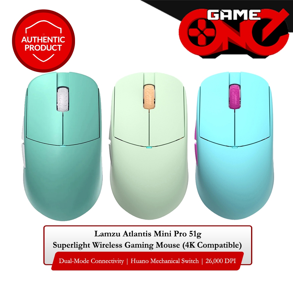 Lamzu Atlantis Mini Pro 51g Superlight Wireless Gaming Mouse (4K ...