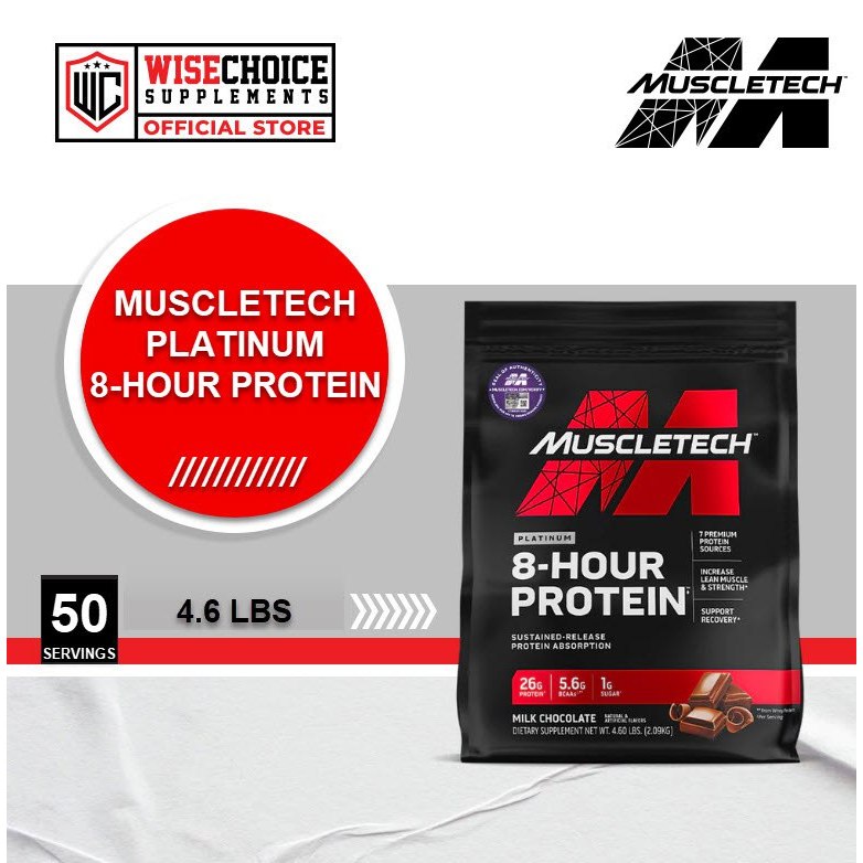 Muscletech Platinum 8-Hour Protein 4.6 Lbs | Shopee Philippines
