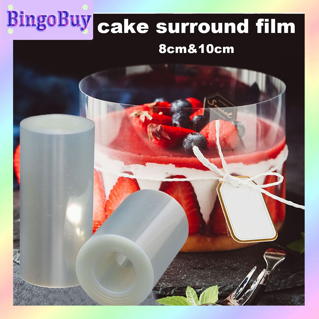 Acetate Cake Kitchen Clear Film Collar Transparent for Cake Decoration ...
