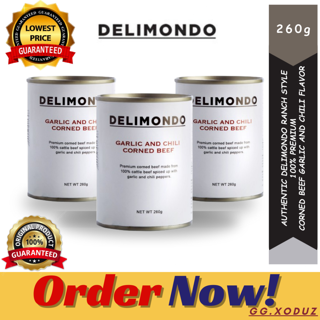 Authentic [Delimondo] Ranch Style 100% Premium Corned Beef (260g ...