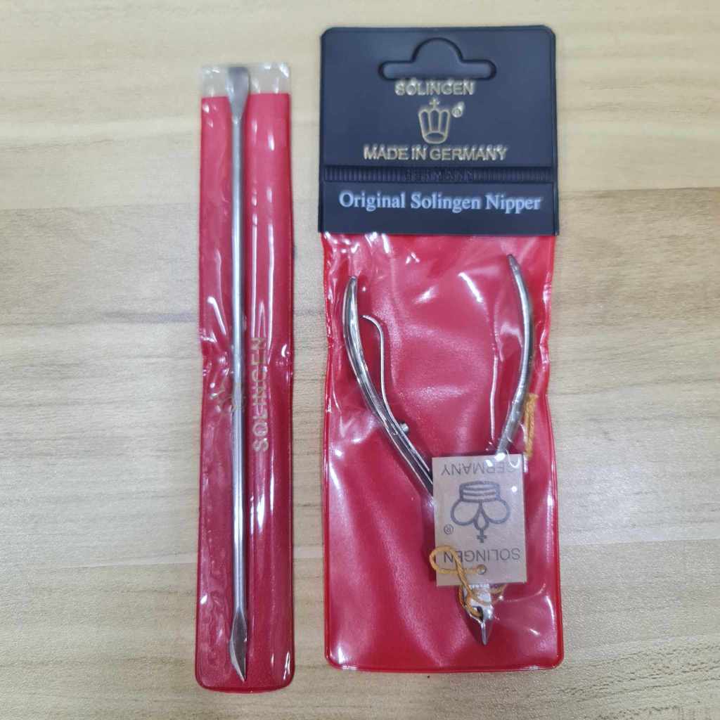 Solingen Nipper (Red/Maroon) with solingen pusher | Shopee Philippines