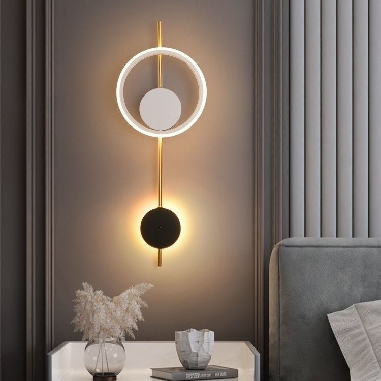 ENG_Lighting Modern Wall Light Indoor Tricolor Wall Lamp Creative Aisle ...