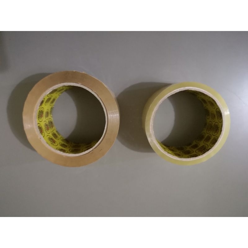 packaging tape 2x40 tan/clear per piece | Shopee Philippines