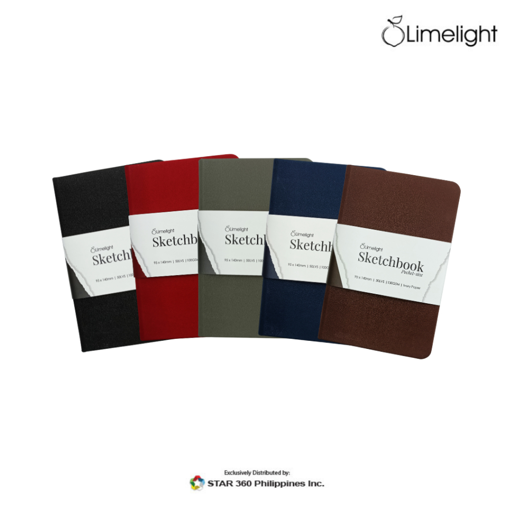 Limelight Pocketsize Hardbound Sketchbook (Metallic) | Shopee Philippines