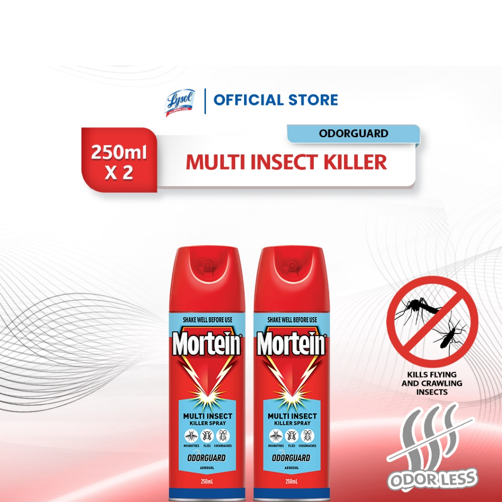 Mortein Odorguard Multi-Insect Killer 250ml Twin Pack | Shopee Philippines