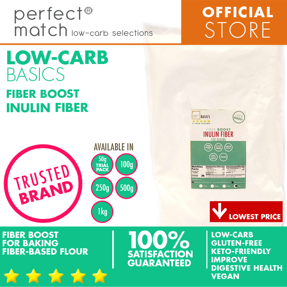 PerfectMatch Low-carb® | Inulin Fiber | Fiber Boost | Fiber-based Flour ...