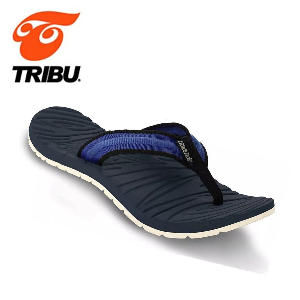 Tribu YKN 401 Navy Blue Outdoor Slippers for Men & Women | Shopee ...