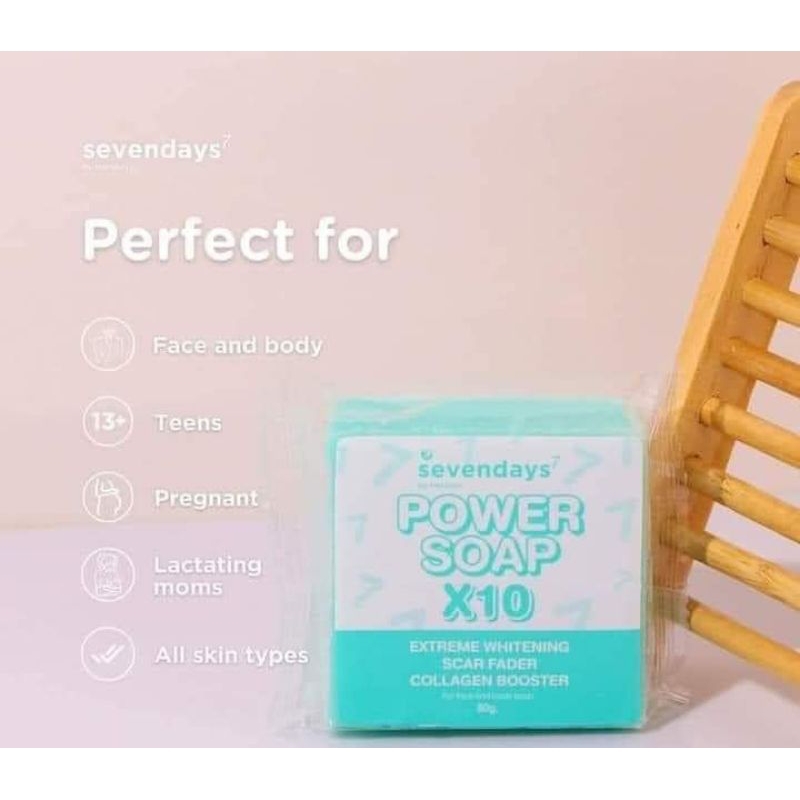 SEVEN DAYS POWER SOAP ×10 | Shopee Philippines