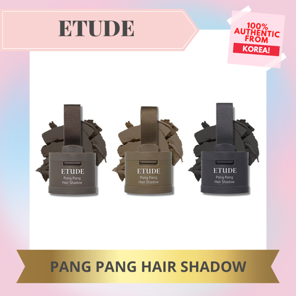 [ETUDE] Pang Pang Hair Shadow 3.5g (Light Brown, Dark Brown & Black ...