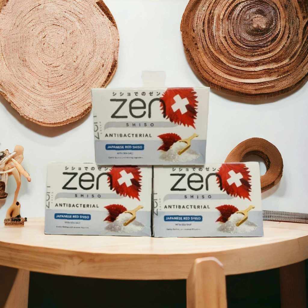 BUY 2 TAKE 1 ZEN Shiso Antibacterial Soap Japanese Red Shiso w/ Sea ...