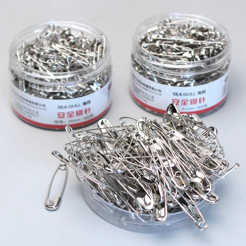 SEAGULL Safety Pins Perdible Per Jar 26mm, 31mm, 36mm, 46mm, 56mm ...