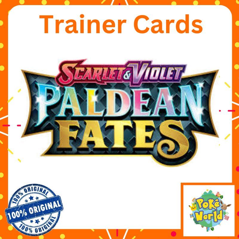 Trainer - Paldean Fates PAF Trainer Cards - Pokemon TCG | Shopee ...