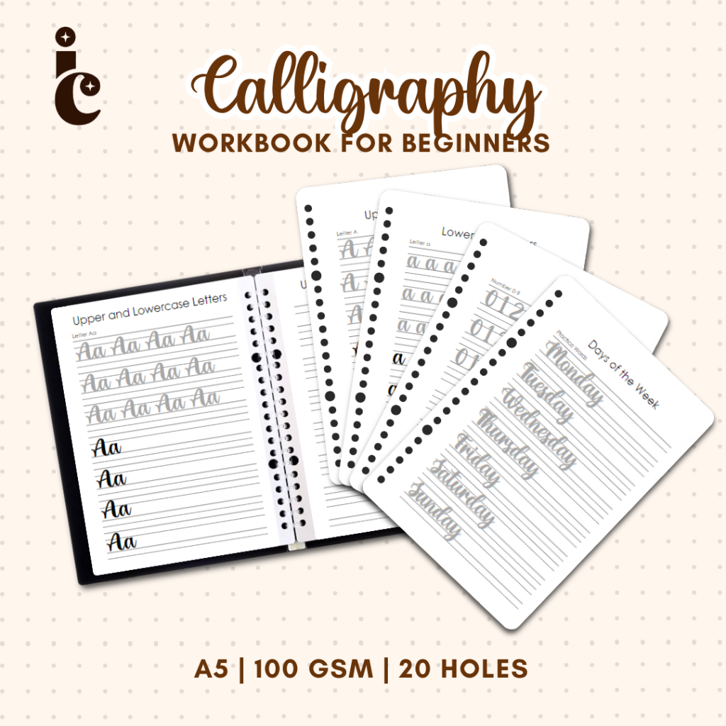 Calligraphy Workbook | Calligraphy Practice Drills for Beginners ...