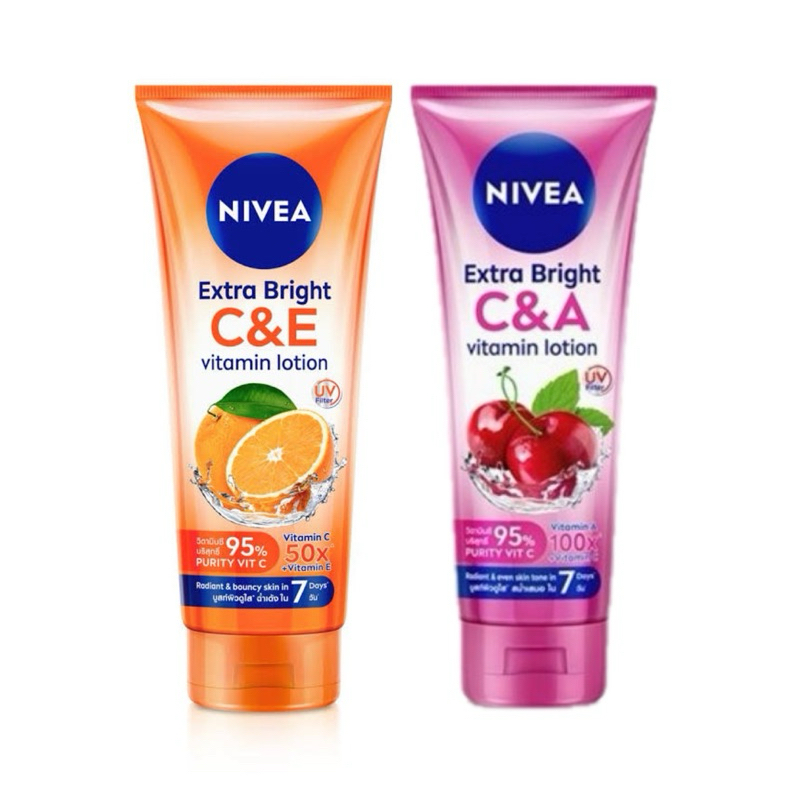NIVEA Body Vitamin Lotion, Extra Bright Vitamin Lotion C&A / C&E, 180ml | Shopee Philippines