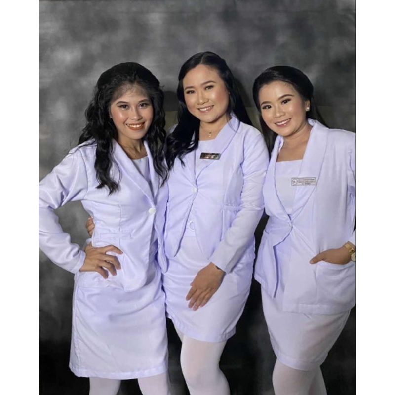 Gala uniform 3 in 1 set nursing uniform with free CAP AND PIN | Shopee Philippines