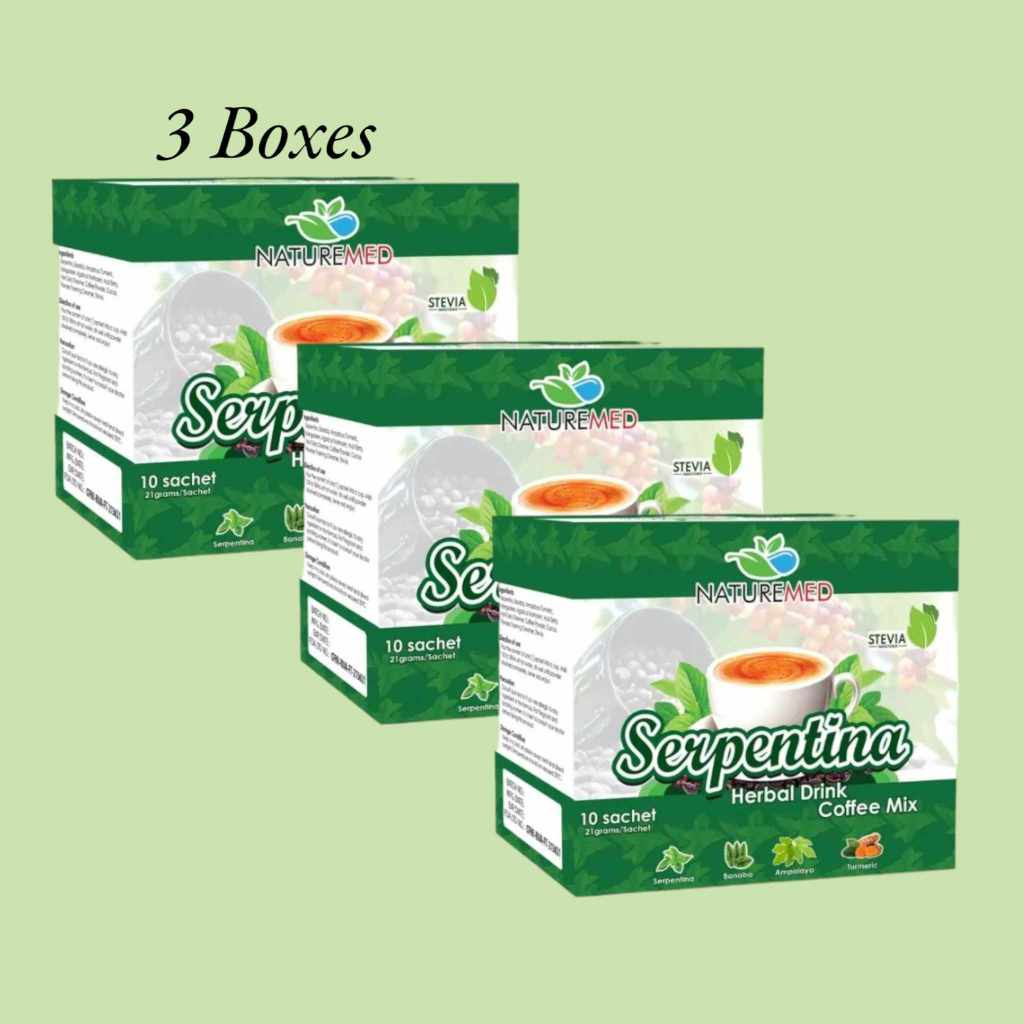 3 Box Serpentina Coffee (NatureMed Serpentina Coffee) 21grams | 10 ...